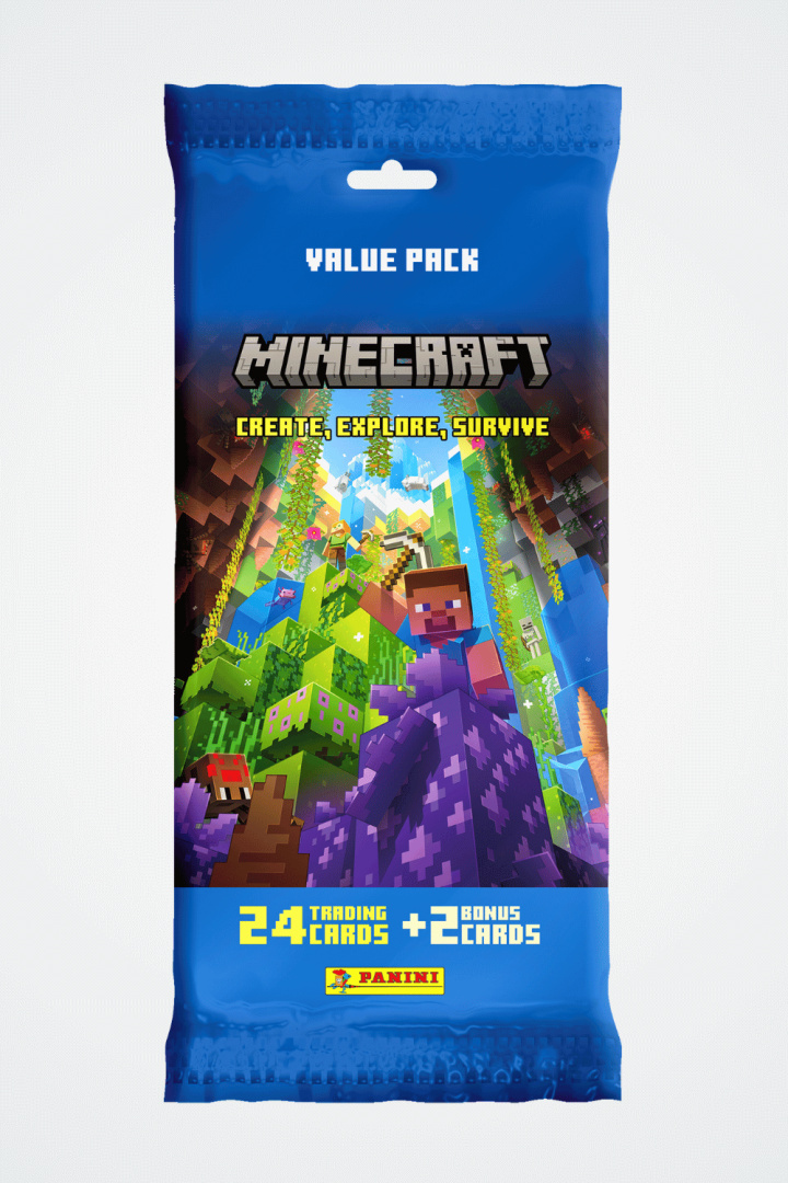 Saszetka Value Pack Karty Minecraft Panini | karteina.pl